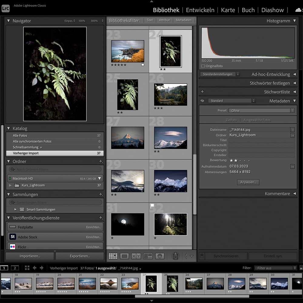 Adobe Lightroom Classic Introduction à la retouche