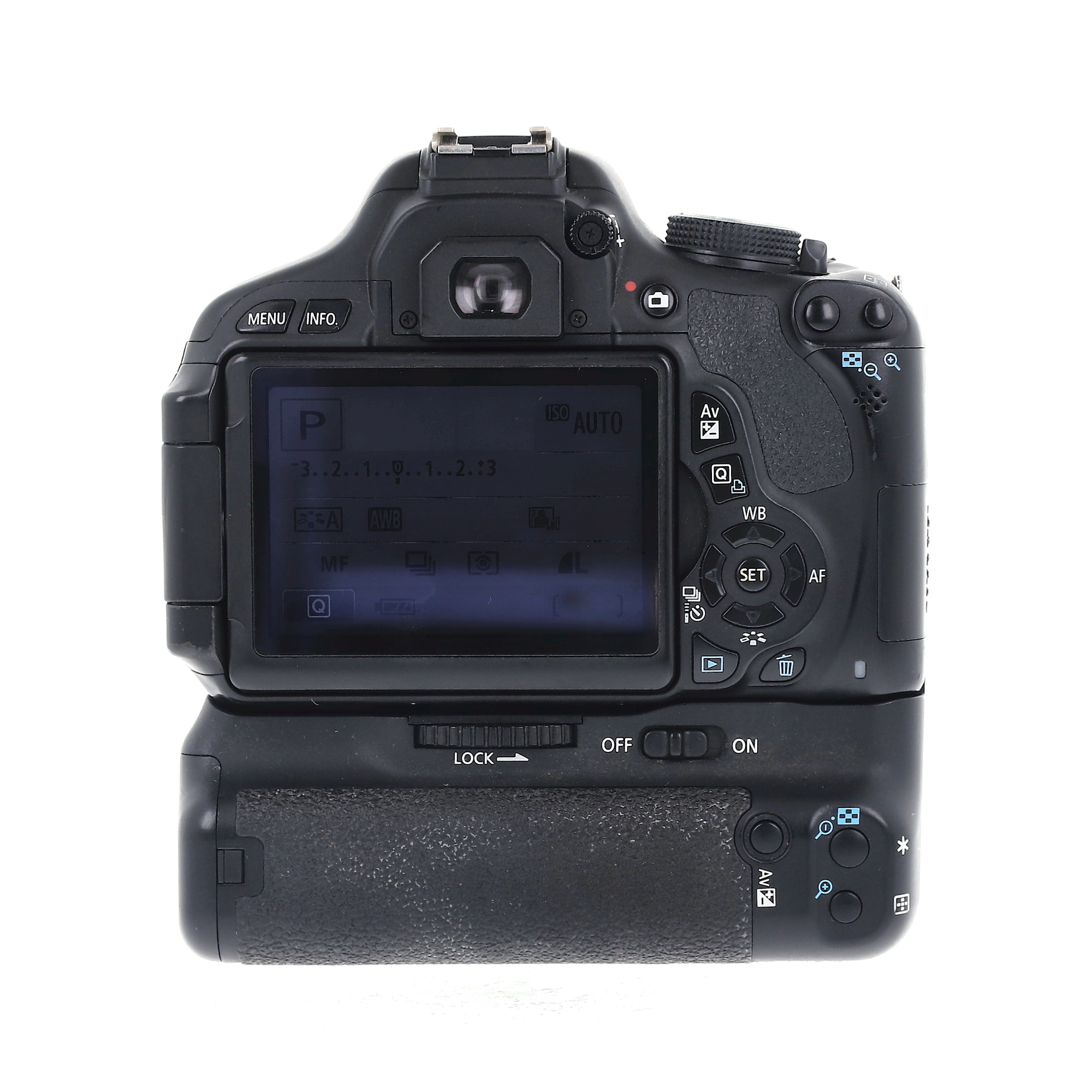 Occasion Canon EOS 600D Body mit Batteriegriff